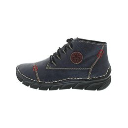 Rieker Schn&uuml;rstiefel Blau | Gr.: 40
