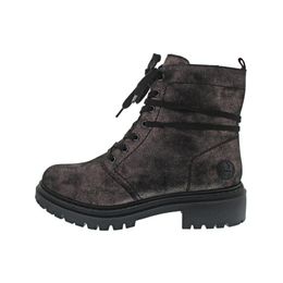 Rieker Schn&uuml;rstiefelette Metallic | Gr.: 36