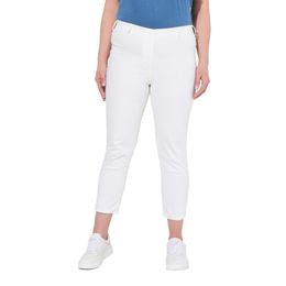 Ulla Popken Hose in white denim | Gr.: 50 - Normalgr&ouml;&szlig;e
