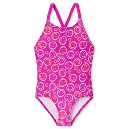 Schiesser Badeanzug Aqua Kids in Fuchsia | Gr.: 104