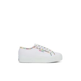 Superga Sneaker 2740 in Wei&szlig;/Mehrfarbig-ATR | Gr.: 40