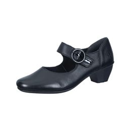 Rieker Klassische Pumps, Slipper in schwarz/schwarz/schwarz | Gr.: 42