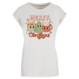 F4NT4STIC T-Shirt Merry Weihnachten Cozy And Cute in Whitesand | Gr.: 3XL