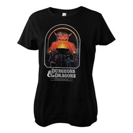 Dungeons and Dragons Shirt "Dungeons & Dragons Fantasy Role-Playing Game Girly Tee" in Schwarz | Gr.: L