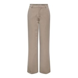 Only Hose mit weitem Beinschnitt in Taupe Gray | Gr.: W38/L32