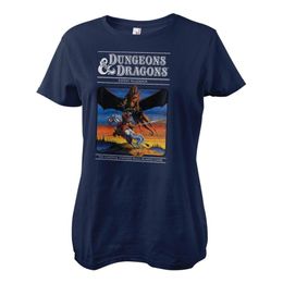 Dungeons and Dragons Shirt "Dungeons & Dragons - Expert Rulebook Girly Tee" in Blau | Gr.: S