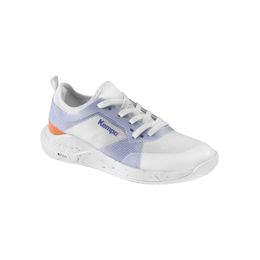 Kempa Hallen-Sport-Schuhe Kourtfly W in wei&szlig;/lila | Gr.: 9