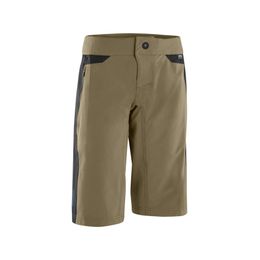 ION W BIKE SHORTS SCRUB in Dunkelbraun | Gr.: L