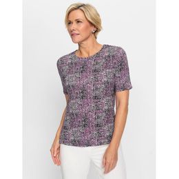 WITT WEIDEN Shirt in orchidee-ecru-bedruckt | Gr.: 40