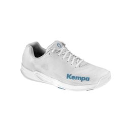 Kempa Hallen-Sport-Schuhe Wing 2.0 W in wei&szlig;/aqua | Gr.: 9