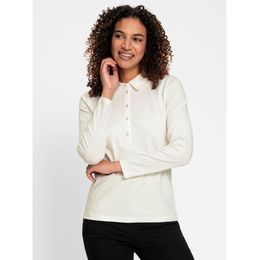 WITT WEIDEN Poloshirt in ecru | Gr.: 44