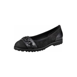 Gabor Klassische Ballerinas in Schwarz | Gr.: 37,5