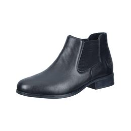 Rieker Freizeit Stiefeletten in schwarz/schwarz | Gr.: 41