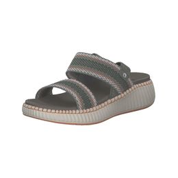 Jana Shoes Keilsandaletten in Sage Comb | Gr.: 38