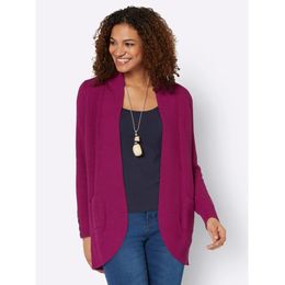 WITT WEIDEN Longstrickjacke in magenta | Gr.: 36