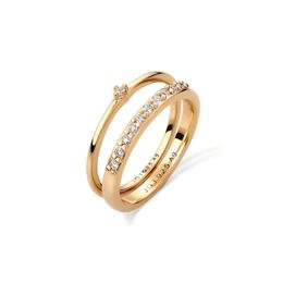 Elli DIAMONDS Ring 925 Sterling Silber in Gold | Gr.: 52