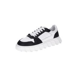Apple of Eden Schn&uuml;rschuh LONDON in WHITE/BLACK | Gr.: 40