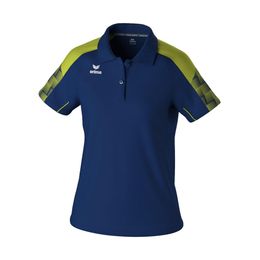 Erima Damen Poloshirt in new navy/lime | Gr.: 36