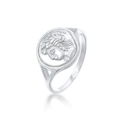 Elli Ring 925 Sterling Silber Siegelring in Silber | Gr.: 54