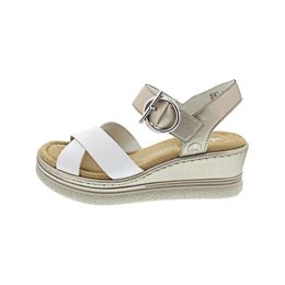 Rieker Keilsandalette Wei&szlig; | Gr.: 40