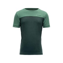 DEVOLD NORANGMERINO TEE KID in Laubgr&uuml;n | Gr.: 4