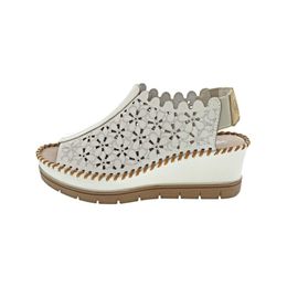 Rieker Keilsandalette Wei&szlig; | Gr.: 39