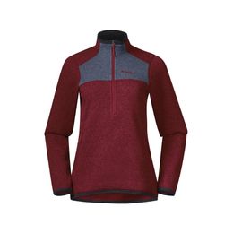 Bergans KAMPHAUG KNITTEDW HALF ZIP in Rot | Gr.: XL