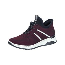 Rieker Schn&uuml;rstiefeletten in brombeer/brombeer/offwhite/schwarz | Gr.: 38