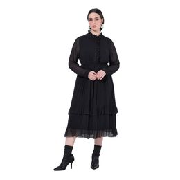 Ulla Popken Kleid in schwarz | Gr.: 46-48