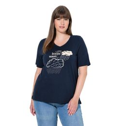 Ulla Popken Shirt in marine | Gr.: 50-52