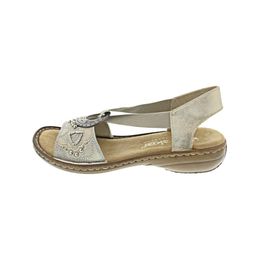Rieker Sandale Gold | Gr.: 36