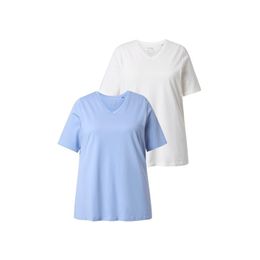 Ulla Popken Shirt in frostblau | Gr.: 46-48