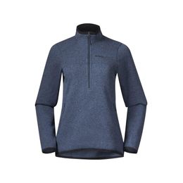 Bergans KAMPHAUG KNITTEDW HALF ZIP in Blau | Gr.: XS