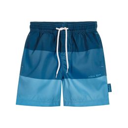 Playshoes Kinder Badeshort "Beach-Short Color Block" in Orange | Gr.: 122/128