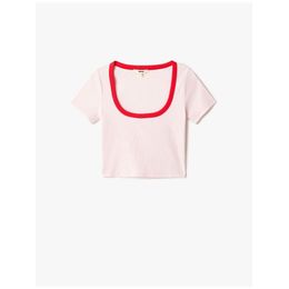 KOTON T-shirt in Rosa | Gr.: XXL