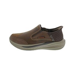 Skechers Slip-Ins:Slade-Cooper Slipper Braun | Gr.: 47,5