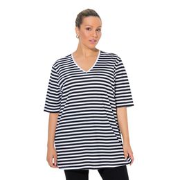 Ulla Popken Shirt in schwarz | Gr.: 50-52