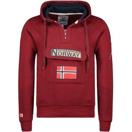 Geographical Norway Hoodie "Gymclass Db Men 100" in Rot | Gr.: S