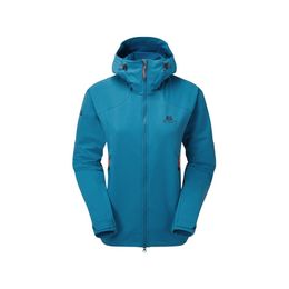 Mountain Equipment Funktionsjacke W FRONTIER HOODED JACKET in Blau | Gr.: XS