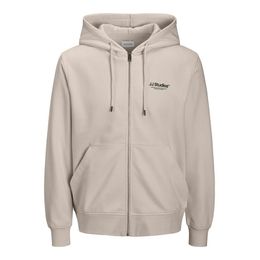 Jack & Jones Jack & Jones Sweatshirt mit Rei&szlig;verschluss in Moonbeam | Gr.: M