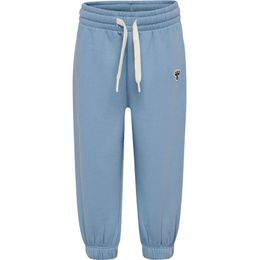 Hummel Kinder Sweat Pants "Mini Loose Pants Bee" in Blau | Gr.: 74