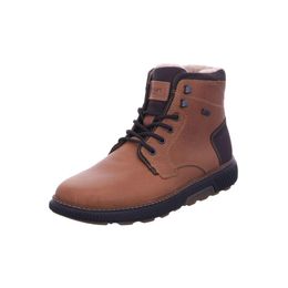Rieker Schn&uuml;rstiefel in cognac/braun/moro | Gr.: 44