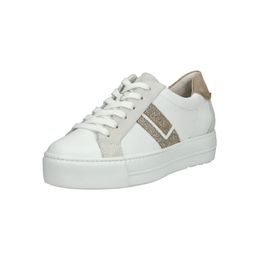 Paul Green Sneaker in Wei&szlig;/Beige | Gr.: 42,5