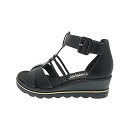 Rieker Keilsandalette Schwarz | Gr.: 39