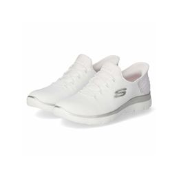 Skechers Schn&uuml;rhalbschuh in white | Gr.: 40