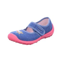 Fischer Markenschuh Hausschuh in blau | Gr.: 30