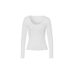 Les Lunes Langarmshirt Maala in off-white | Gr.: S