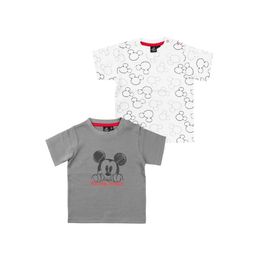 2er Pack Disney Mickey Mouse Baby T-Shirt Shirt Kurzarm in Mehrfarbig | Gr.: 86/92