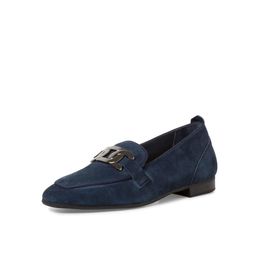 Marco Tozzi Hochfront Slipper in Blau | Gr.: 37