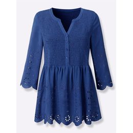 WITT WEIDEN Spitzen-Bluse in royalblau | Gr.: 40